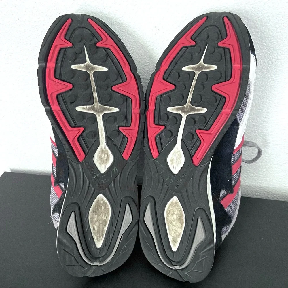 adidas | Shoes | Adidas Tresc Run Grey Scarlet Red Core Black White ...